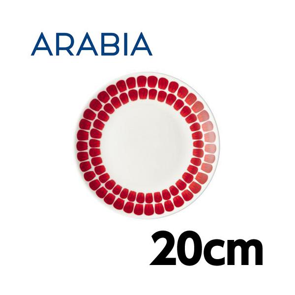 「TUOKIO(トゥオキオ)」シリーズにレッドが登場。購入単位：1個配送種別：在庫品Yahoo 通販 6411801007640 JJ4969 Arabia アラビア 24h Tuokio トゥオキオ レッド プレート 20cm お皿 皿 ...