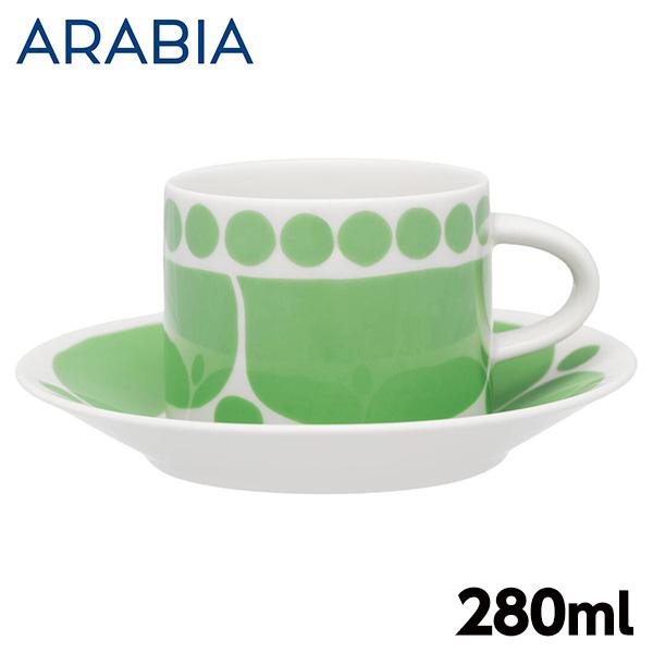 大柄のお花のモチーフが可愛らしい「Sunnuntai(スンヌンタイ)」に新色ライトグリーンが登場。購入単位：1セット配送種別：在庫品Yahoo 通販 JU2877 ARABIA アラビア Sunnuntai スンヌンタイ ティーカップ＆ソー...