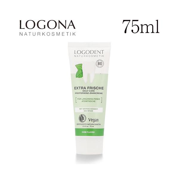 家族みんなで使えるオーガニックミントフレーバーの歯磨き粉。購入単位：1個配送種別：在庫品Yahoo 通販 KS2965 ks2965 LOGONA ロゴナ デイリーハミガキ 75ml デイリー ハミガキ 歯磨き はみがき 歯磨き粉 歯みがき...