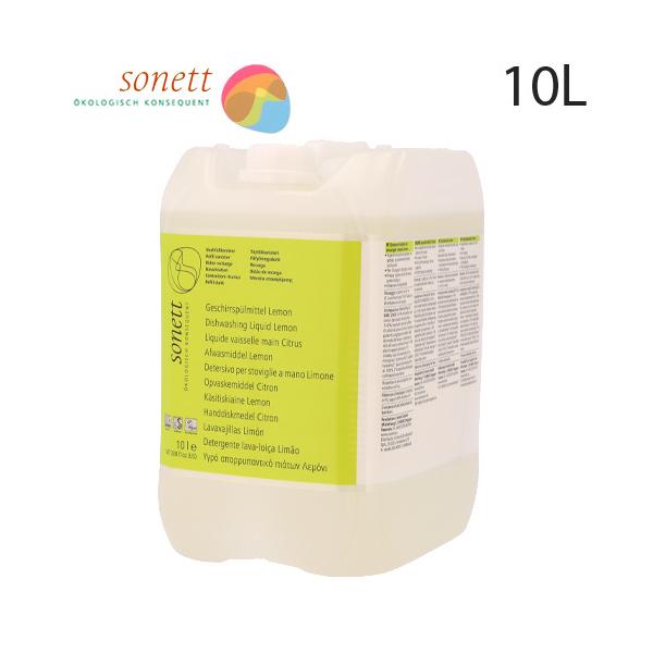 水と自然を守るオーガニック洗剤・ソネット。環境や手肌にやさしい食器用洗剤。購入単位：1個配送種別：在庫品Yahoo 通販 KS4364 ソネット ナチュラルウォッシュアップリキッド レモン 10L Sonett ドイツ ブランド 日用品 消...