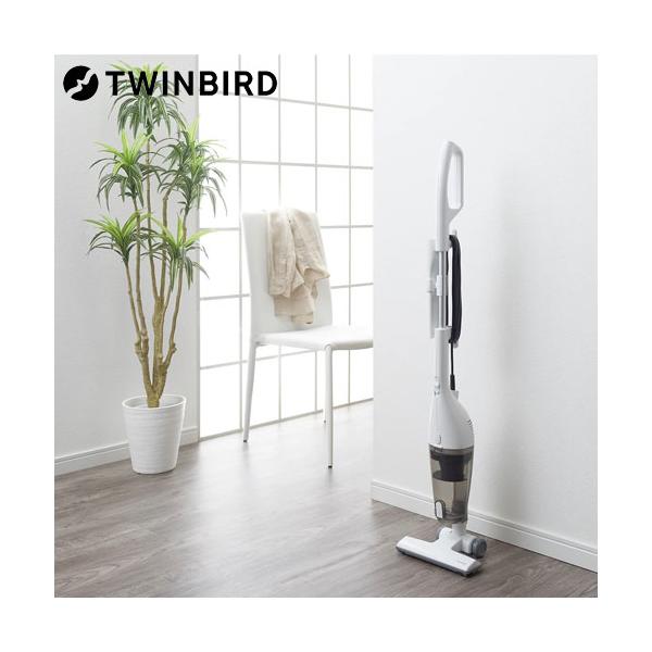 毎日のお掃除を気軽にする便利な2wayクリーナー。購入単位：1台配送種別：在庫品Yahoo 通販 4975058515317 P54119 TC-E153W TCE153W TC-E153 TCE153 ツインバード工業 ツインバード つい...