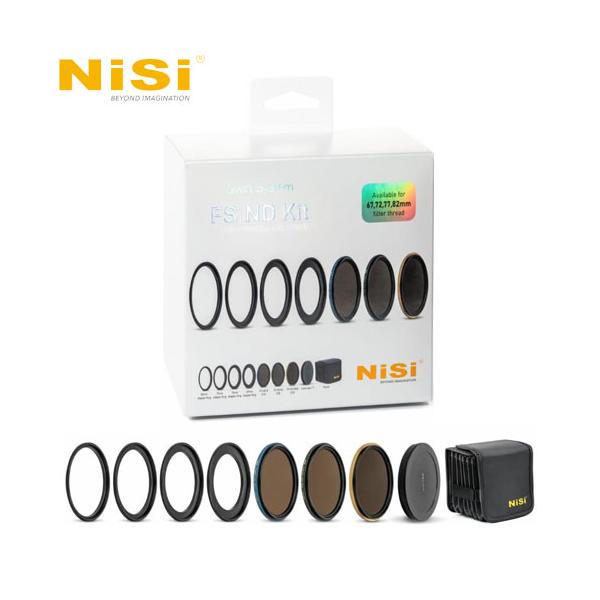 3種類のNDフィルター＋アダプターリング＋ケース付。フィルターワークに必要な全てがセットに！購入単位：1個配送種別：直送品 代引不可 返品不可 配送日時指定不可Yahoo 通販 6972949377625 P55056 NiSi 円形フィル...