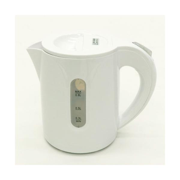 お湯が沸いたら自動でスイッチOFF。必要なときだけお湯を沸かすエコスタイル！購入単位：1台配送種別：在庫品Yahoo 通販 4562350986114 KTK-08WH KTK08WH KTK-08 KTK08 KTK P95261 ヒロ・...