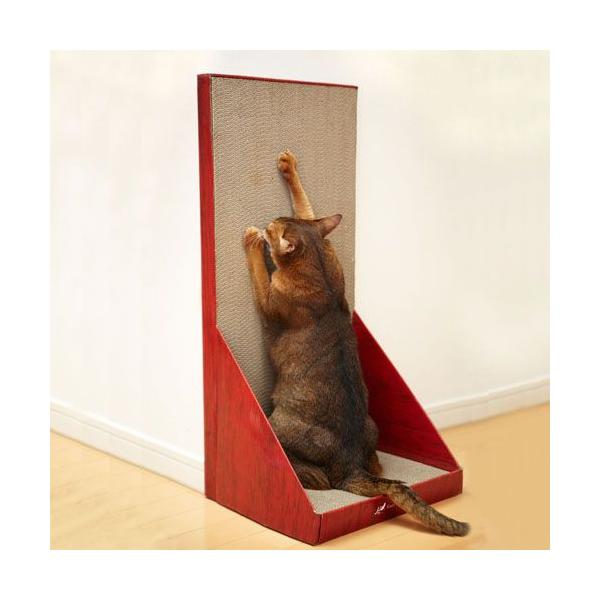 伸びた爪が研げる立てかけ式爪とぎです。購入単位：1個配送種別：在庫品Yahoo 通販 ペット用品 猫用品 ハウス・遊具 MJU がりがりうぉーる  PE1959 猫 キャット 爪 つめとぎ つめみがき ダンボール おもちゃ またたび ストレ...