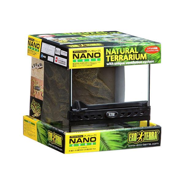 爬虫類・両生類飼育に最適なガラス製テラリウムケージ。購入単位：1個配送種別：在庫品Yahoo 通販 4972547023490 PE4188 ジェックス株式会社 ジェックス GEX Gex グラステラリウム ナノキューブ PT2599 PT...