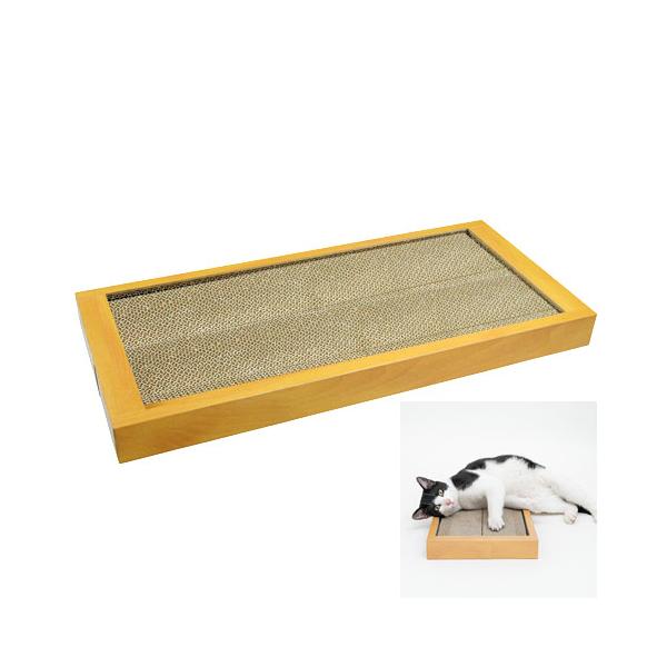 ゴミが出にくく、長く使用できる猫用つめとぎ。購入単位：1個配送種別：在庫品Yahoo 通販 724190756676 PE5815 ペットプロ HappyDays ゴミが出にくい つめとぎ ダブル ANK068-B-S 爪とぎ つめとぎ ツ...