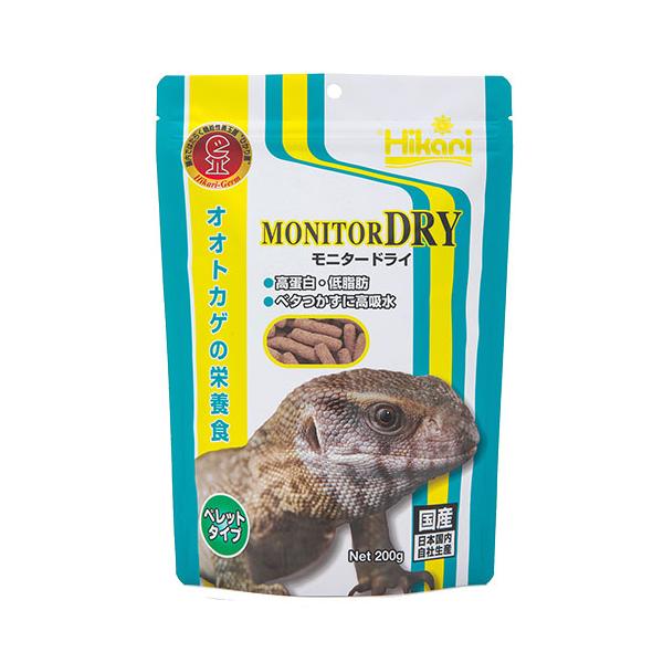 昆虫ベースの肉食性爬虫類用フード。購入単位：1個配送種別：在庫品Yahoo 通販 4971618206626 PE6340 キョーリン きょーりん キョーリンフード キョウリン きょうりん 共鱗 モニタードライ 200g ペット用品 ペット...