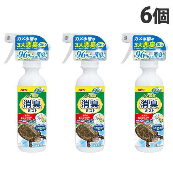 カメの水槽の3大悪臭を約96％以上カット！購入単位：1セット(6本)配送種別：在庫品Yahoo 通販 カメ 亀 水棲カメ 水ガメ カメ水槽 水槽 ペット ペット用 消臭 消臭剤 衛生 日用品 消耗品 ミスト スプレー ニオイ対策 悪臭対策 ...