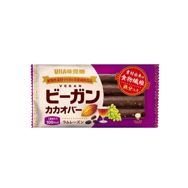 ヘルシーで体にやさしい植物性100％のナチュラルフード。購入単位：1個配送種別：在庫品Yahoo 通販 4902750910782 QE1405 UHA味覚糖 ビーガンカカオバー ラムレーズン 健康食品 けんこうしょくひん 食品 しょくひん...