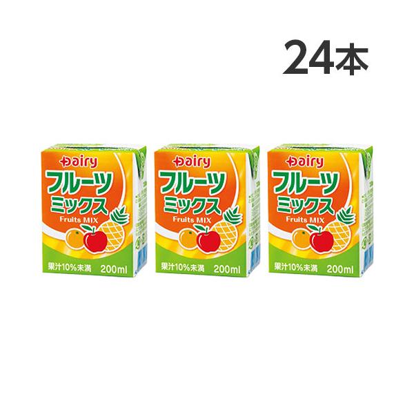大人から子供までおいしく飲めるフルーツミックス。購入単位：1箱(24本)配送種別：在庫品Yahoo 通販 4902986500610 S06467 南日本酪農協同 デーリィ フルーツミックス 200ml×24本 南日本 酪農協同 食品 しょ...