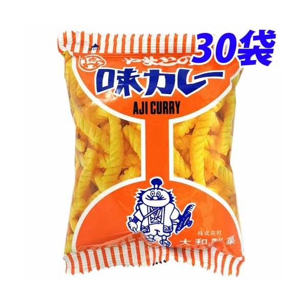 大和製菓のエース！伝家の宝刀、ピリッとスパイシーなカレー味。購入単位：1セット(30袋)配送種別：在庫品Yahoo 通販 4903047950740 SH5214 大和製菓 味カレー 8g×30袋 食品 しょくひん お菓子 おかし 菓子 か...