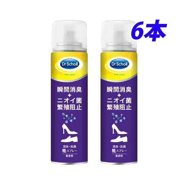 購入単位：1セット(6本)4986803803382 ドクター・ショール 消臭・抗菌 靴スプレー 150ml×6本 レキットベンキーザー レキットベンキーザー・ジャパン レキットベンキーザージャパン レキットベンキーザー・ジャパン株式会社 ...