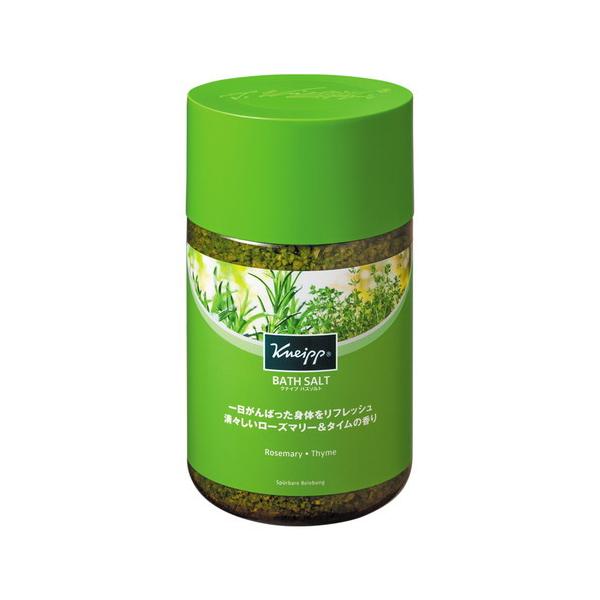 天然岩塩とエッセンシャルオイルから生まれたバスソルト。購入単位：1個配送種別：在庫品Yahoo 通販 4580294850926 SK7355 クナイプジャパン クナイプ KNEIPP バスソルト ローズマリー＆タイムの香り 850g ロー...