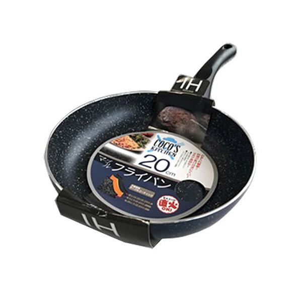 ガス火からIH200Vまで対応！少量の油でもらくらく調理！購入単位：1個配送種別：在庫品Yahoo 通販 4946869006004 SK7714 コーベック Coco's Kitchen ガス・IH対応 マーブル フライパン 20cm 生...