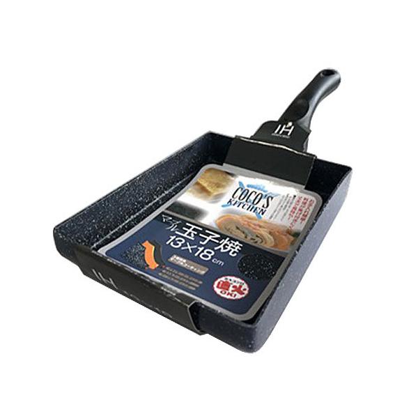 ガス火からIH200Vまで対応！少量の油でもらくらく調理！購入単位：1個配送種別：在庫品Yahoo 通販 4946869006059 SK7719 コーベック Coco's Kitchen ガス・IH対応 マーブル 玉子焼 13×18cm ...