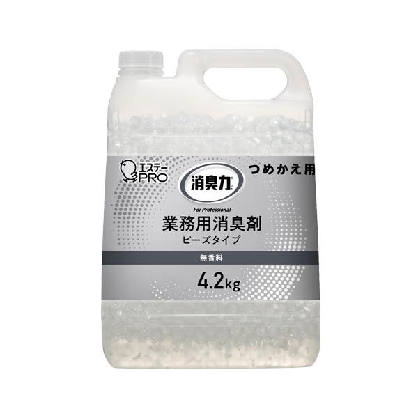 気になるニオイを強力に消臭！業務用消臭剤です。購入単位：1個配送種別：在庫品Yahoo 通販 4901070130368 SK8604 エステー 消臭力 業務用 ビーズタイプ 無香料 特大 詰替用 4.2kg えすてー しょうしゅうりき し...