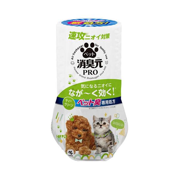 速効ニオイ対策！ペット臭専用処方。購入単位：1個配送種別：在庫品Yahoo 通販 4987072096734 SK8941 小林製薬 こばやしせいやく 消臭元PRO 消臭元プロ 消臭元 PRO ペット ティーグリーン 400ml 日用品 消...