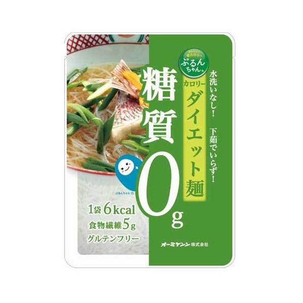 糖質ゼロのグルテンフリー麺。ヘルシーなのに満足感！購入単位：1個配送種別：在庫品Yahoo 通販 4957884900017 SY1498 オーミケンシ ぷるんちゃん 麺タイプ 100g 食品 しょくひん 健康食品 ダイエット ダイエットフ...