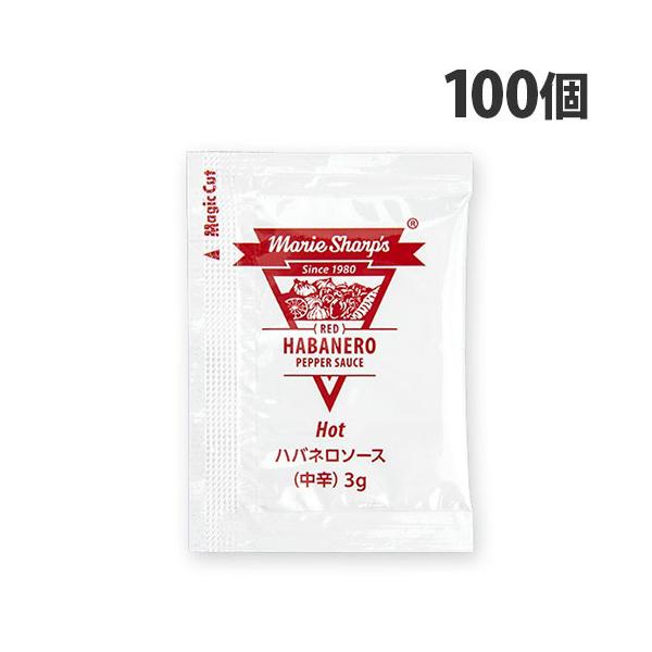 料理との相性抜群！やみつきになる中辛ハバネロソース！購入単位：1パック配送種別：在庫品Yahoo 通販 4582371060044 SY3644 マリーシャープス リトルベリーズ ハバネロソース ホット 3g×100個入 調味料 ちょうみり...