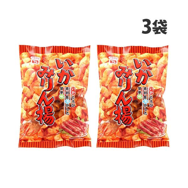 いかとエビの素材を活かした甘辛味！購入単位：1セット(3袋)配送種別：在庫品Yahoo 通販 4901804020934 SY3816 白藤製菓 いかみりん揚 77g×3袋 食品しょくひん お菓子 おかし 菓子 かし カシ おやつ オヤツ ...