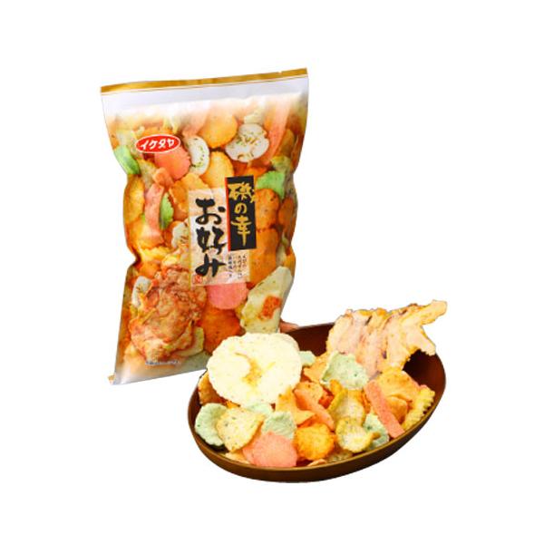 磯の幸をいっぱい詰め込んだアソートおせんべい。購入単位：1個配送種別：在庫品Yahoo 通販 4901053018812 SY3838 イケダヤ製菓 磯の幸お好み 110g イケダヤ いけだや 磯の幸おこのみ いそのさちおこのみ 磯の幸 い...