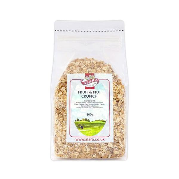 ドライフルーツと歯ごたえ抜群のナッツとのバランスが絶妙な自然食！購入単位：1袋配送種別：在庫品Yahoo 通販 4972222204893 SY4618 アララ クランチフルーツ＆ナッツ ミューズリー 800g あらら ALARA クランチ...
