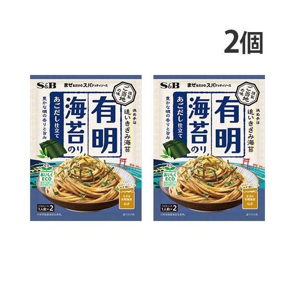 有明海苔の風味豊かな味わい。購入単位：1セット(2個)配送種別：在庫品Yahoo 通販 4901002186593 SY4637 エスビー まぜるだけのスパゲッティソース ご当地の味 有明海苔 あごだし仕立て 45g×2個 食品 しょくひん...