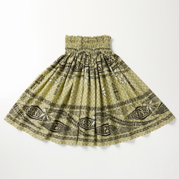 ハワイの生地（ポリコットン）をたっぷり4ヤード使ったパウです。ラウハラ編みの地模様にタパ柄とティアレがハワイツウの方に人気です。■丈の目安72cm丈：身長154〜164cm※あくまでご参考としてのサイズです。お好みでお選びください。■お願い...