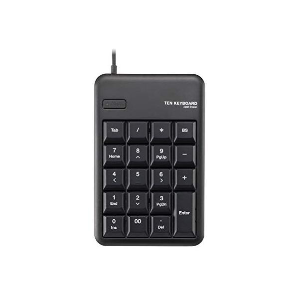 テンキー USB2.0×2ポート付・ブラック  TK-TCM012BK・・Style:テンキー USB2.0×2ポート付PatternName:単品・2ポートのUSB2.0ハブ機能を搭載し、マウスなどのUSB機器を2台まで接続できるテンキー...