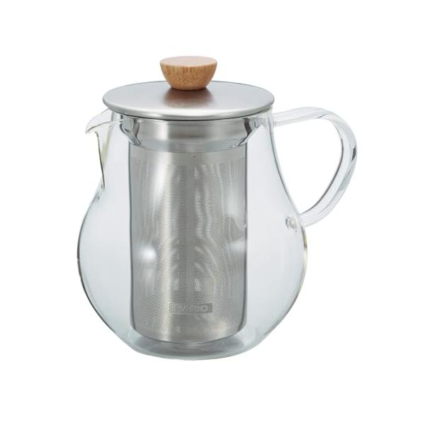 エッチングメッシュシルバー/700mL/TPC-70HSV・Color:シルバーSize:700mLStyle:エッチングメッシュ・パッケージ個数:1・【カジュアル感覚のティーピッチャー】 耐熱ガラスとステンレス・天然木を組み合わせたカジュ...