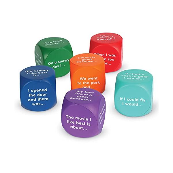 ・マルチ*  LER7232・世界80カ国以上で愛されるラーニング リソーシズ(Learning Resources)の作文サイコロ(Writing Prompt Cubes)は、楽しみながら英作文作成のスキルアップができる英語教材です。・...