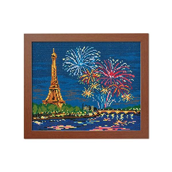 ・7477  7477・セット内容:25番刺繍糸、刺繍布(No.3000ジャバクロス中目)、クロス針、説明書・用意するもの:はさみ、糸、テープ、アイロン・出来上がりサイズ:額外径約縦35.1cm×横41.8cm、額内径約縦29.7cm×横3...