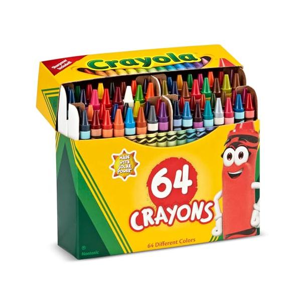 64色/1 Pack/52 0064・Color:64色・パッケージ個数:1・【商品概要】使いたい色が必ず見つかる64色セット。鮮やかな色合いのクレヨラのくれよんは、お子さまの感性をやさしく刺激するクリエイティブなツールです。収納ボックスに...