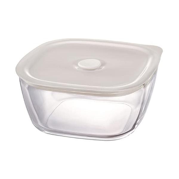 クリア/1200ml/KSTM-120-TW・Size:1200ml・パッケージ個数:1・サイズ(約):幅16.7×奥行16.7×高さ7.7cm、満水容量1 200ml・本体重量(約):656g・素材・材質:耐熱ガラス、ポリプロピレン、シリ...