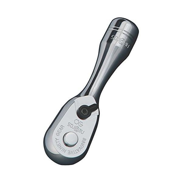 ショートシルバー/9.5sq.(3/8)コンパクト/NBRC390S・Size:9.5sq.(3/8)コンパクトStyle:ショート・パッケージ個数:1・より軽くて強くて、フォルムも美しい工具を追求したネプロスシリーズ・送り角度:4°・サイ...