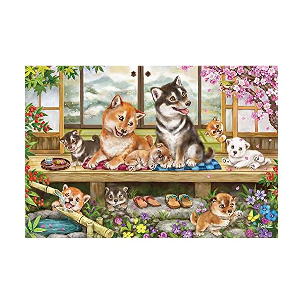 ・ブラウン  31-525・【日本製】・かわいい動物たちが表情豊かにイキイキと描かれる・(C)Kayomi Harai・組み立てる必要がある