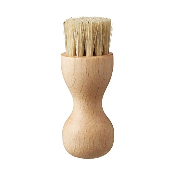 シューケア 手を汚さないクリーム塗布用ブラシ豚毛(白)-1/1個/7012・Color:豚毛(白)-1・パッケージ個数:1・原産国:ドイツ・商品モデル番号:7012・重量(約):19g・サイズ(約):幅7×奥2.5×高10cm