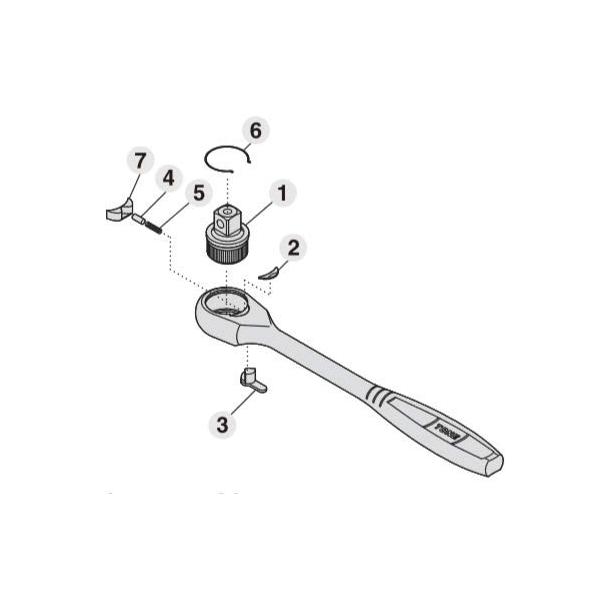 RK-RH2H・シルバー  RK-RH2H・・Style:RK-RH2H・ラチェットハンドル・ソケットレンチ・2016年オレンジブックＴＯＮＥ　パーツ頁掲載・ＴＯＮＥ　パーツ・ＴＯＮＥ（株）