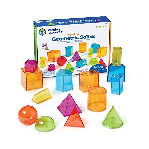 1)透明立体図形該当なし/7.38 x 10.25 x2.5 inches/LER4331・Style:1)透明立体図形・パッケージ個数:1・世界100カ国以上で愛されるラーニング リソーシズ (Learning Resources) 社の...