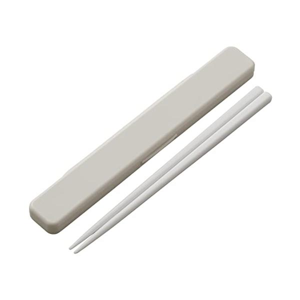 ・くすみ グレー  ABC3AG-A・・Color:くすみ グレー・サイズ:箸＝長さ18cm 箸箱＝幅19×奥行3.1×高さ1.3cm・素材・材質:フタ＝AS樹脂 本体＝ABS樹脂 箸＝メタクリル樹脂 クッション＝シリコン樹脂・セット内容・...