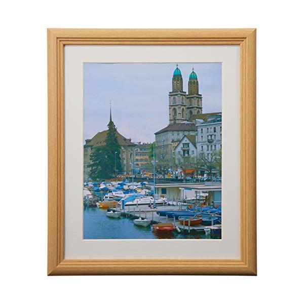 1枚木地/6切/407277・Color:木地Size:6切Style:1枚・パッケージ個数:1・前面板には透明PET板(厚さ0.4mm)を採用。軽量で、破損を防ぐことができます。・木製・厚手Vカットマット台紙(厚さ1.0mm)・額縁外寸:...