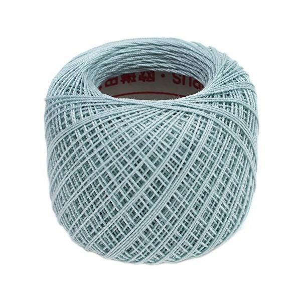 1玉水色系 Col.T110/-/OLY-TLY-T110・Color:水色系 Col.T110Style:1玉PatternName:細・素材:綿100%・サイズ:約40m・タティング専用糸、使いやすい40m巻・本体サイズ :10g・主な...