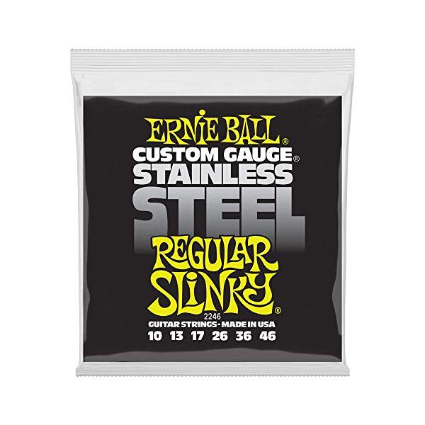 ・ レギュラー(10-46) P02246・・Size:レギュラー(10-46)・ゲージ:.010 .013 .017 .026 .036 .046・ワウンド弦に、錆びに強く耐久性に優れたステンレス・スティール・ワイアーを採用したモデル・ア...