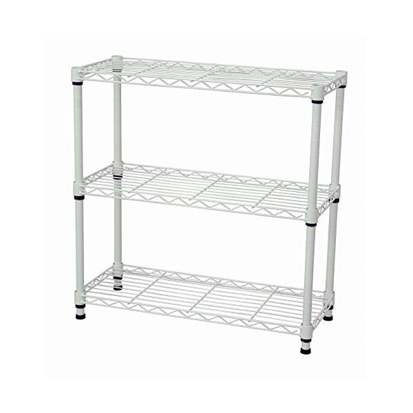 組立ホワイト/幅60×奥行25cm/NS-6025WH・Size:幅60×奥行25cmColor:ホワイト・パッケージ個数:1・本体サイズ(約)幅60×奥行25×高さ61.8cm・主材:スチール(粉体塗装)・生産国:中国・各部サイズ:スチー...