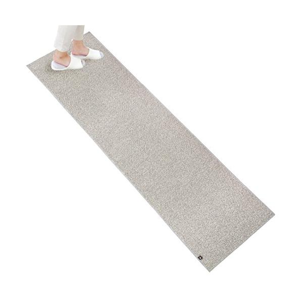 グレー/約60cm×240cm/80267・Size:約60cm×240cmColor:グレー・パッケージ個数:1・サイズ:約60cm×240cm(マットの高さ 約6mm)・素材:ポリエステル100%・裏面滑り止め加工・生産国:日本・長期間...