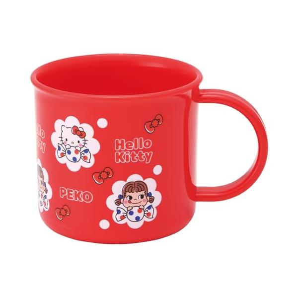 ペコちゃん×ハローキティ/-/KE4AAG-70969・Color:ペコちゃん×ハローキティ・パッケージ個数:1・サイズ：横9.5×径7.4×高6.8cm・材質：ポリプロピレン、使用抗菌剤の種類：無機抗菌剤・原産国：日本