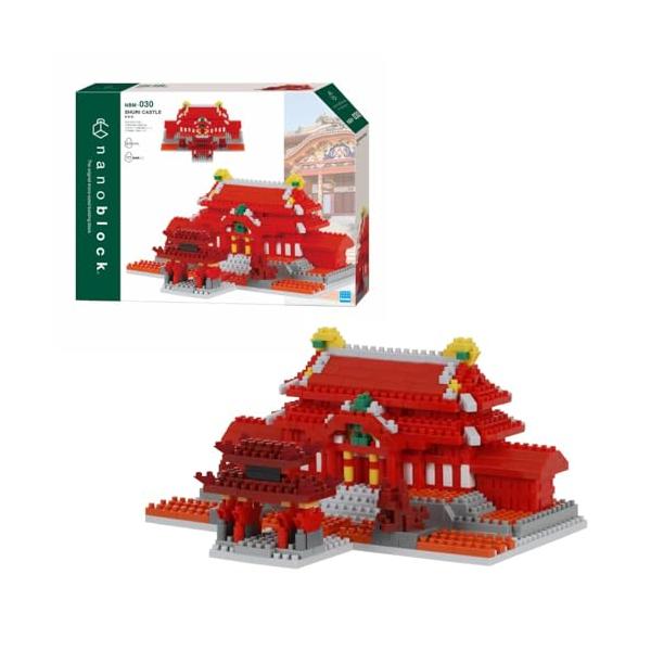 ナノブロック 首里城-/ワンサイズ/NBM-030・PatternName:首里城・パッケージ個数:1・型番:NBM-030・対象年齢:12才以上・ピース数:840・難易度:3・組み立てる必要があります。