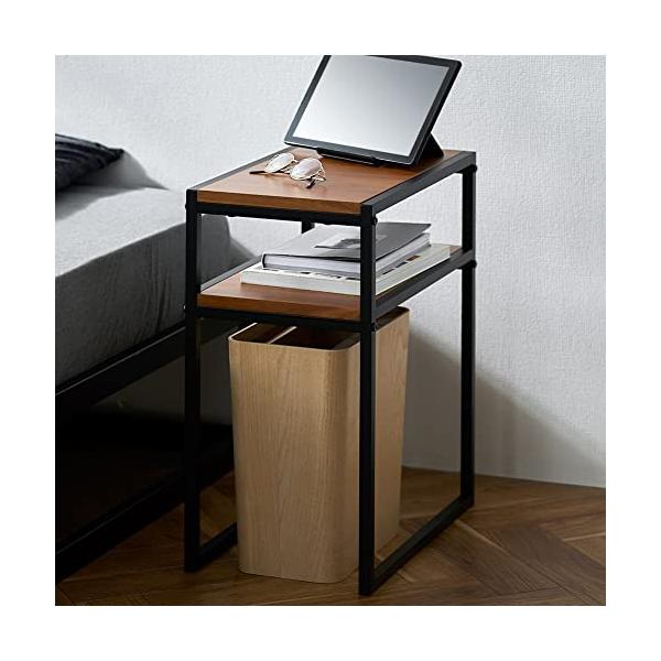 棚付きウォールナット/奥行き:40cm/SFST-247・Color:ウォールナットSize:奥行き:40cmStyle:棚付き・パッケージ個数:1・商品サイズ（cm）：幅約24.7×奥行約40×高さ約50・商品重量：約3.8kg・耐荷重：...