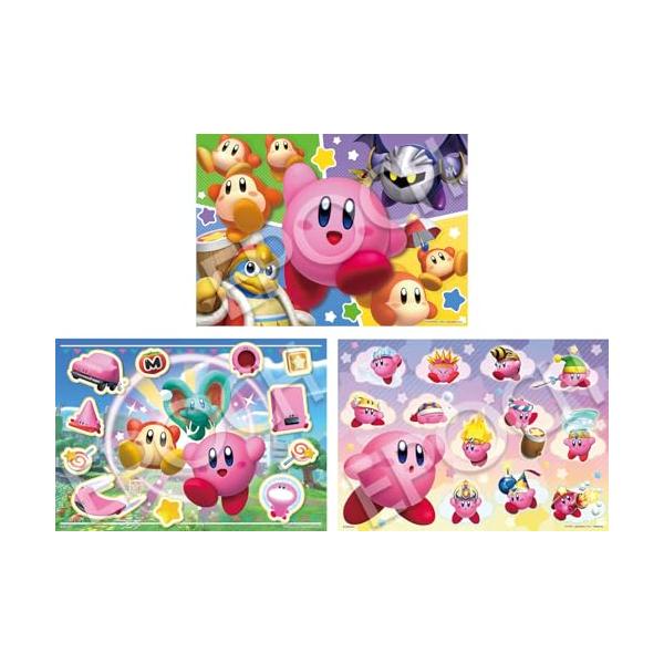 72/81/96ピース星のカービィ/-/-・Color:星のカービィStyle:72/81/96ピース・ピース数：72/81/96・完成サイズ：18.2×25.7cm　対応パネルナンバー：1-ボ・付属の見本シート、ガイドフレームを使って、未...