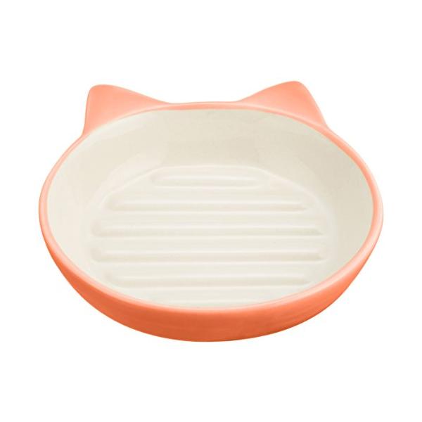 ・オレンジ 無し PR11127・・Color:オレンジ・商品名：ＰＲＤ　イージーダイナーキャットディッシュ　オレンジ・ブランド名：Pet rageous designs・生産国：中国・サイズ：高さ3cm x 幅12.5cm x 奥行11....